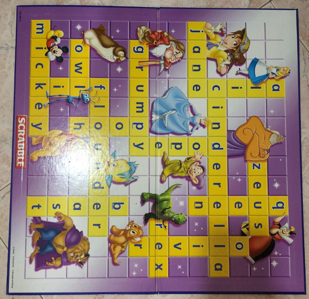 Scrabble junior disney edition, Hobbies & Toys, Toys & Games on Carousell