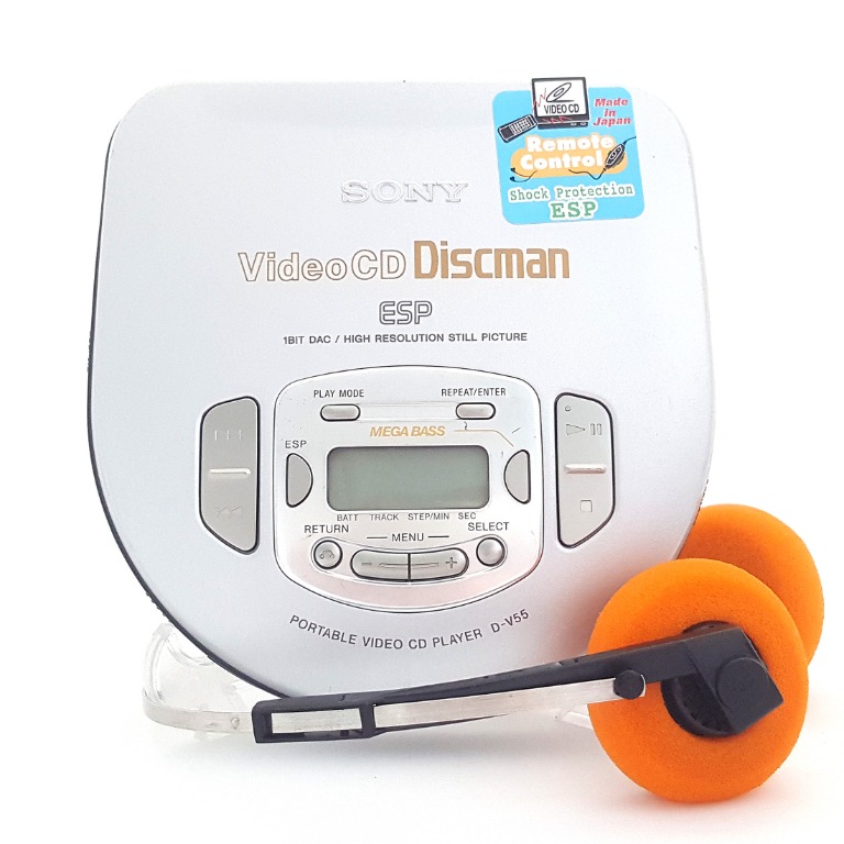 Sony Discman/Walkman D-V55 Portable VCD & CD Player In Excellent ...