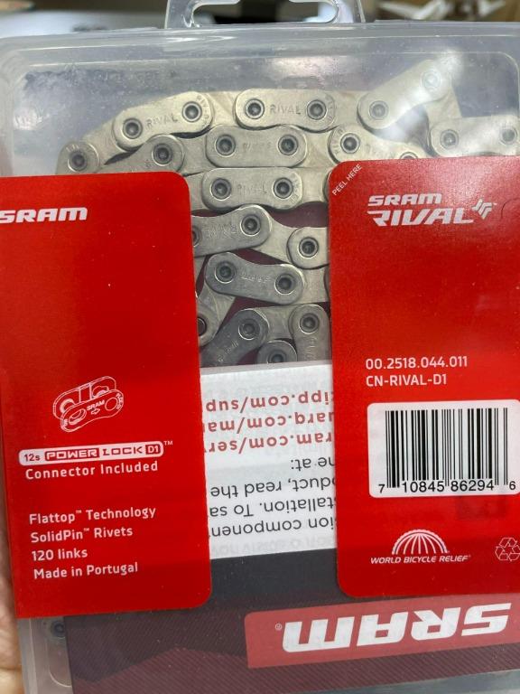 SRAM Rival AXS 12-speed chain (120 links), Sports Equipment, Bicycles ...
