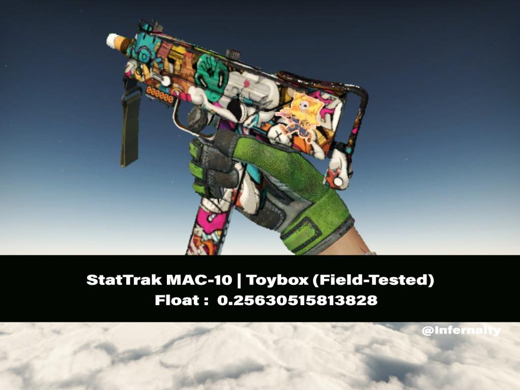 StatTrak MAC-10 Toybox FT CSGO SKINS KNIVES, Video Gaming, Gaming Accessories, In-Game Products ...