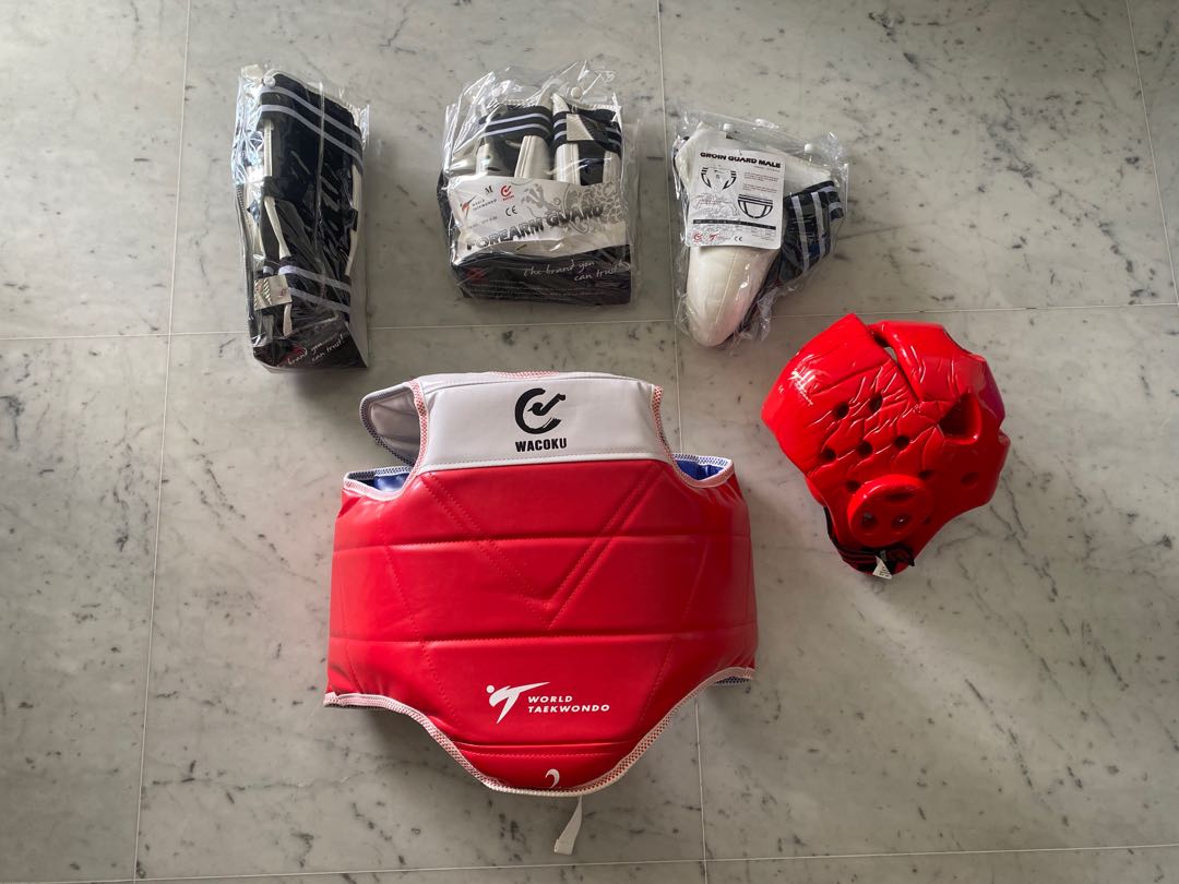 Taekwondo Sparing Kit Brand New, Sports Equipment, Other Sports ...