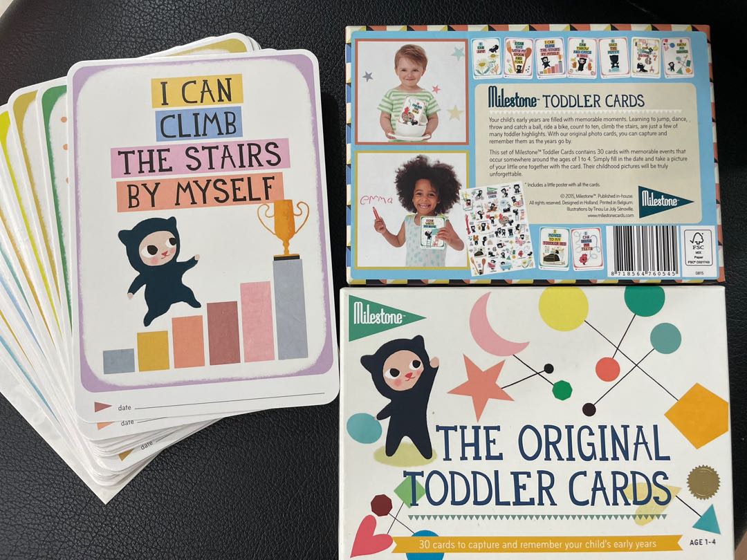 The Original Toddler Cards (Milestone), Babies & Kids, Babies & Kids ...