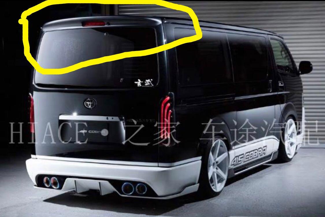 Toyota HIACE Spoiler (Low Roof / Panel), Auto Accessories on Carousell