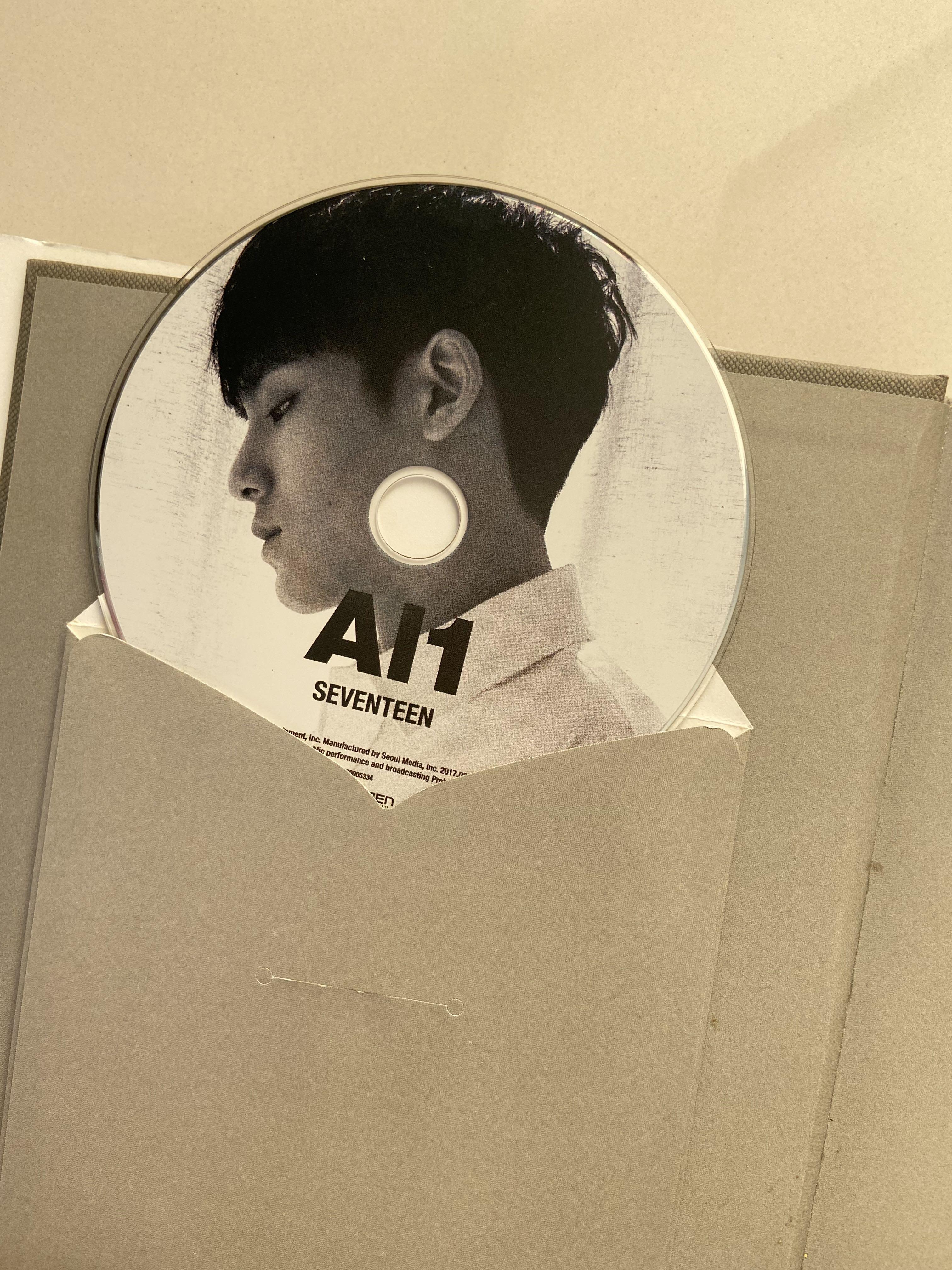 [urgent] seventeen svt al1 album with mingyu cd, postcard & poster ...