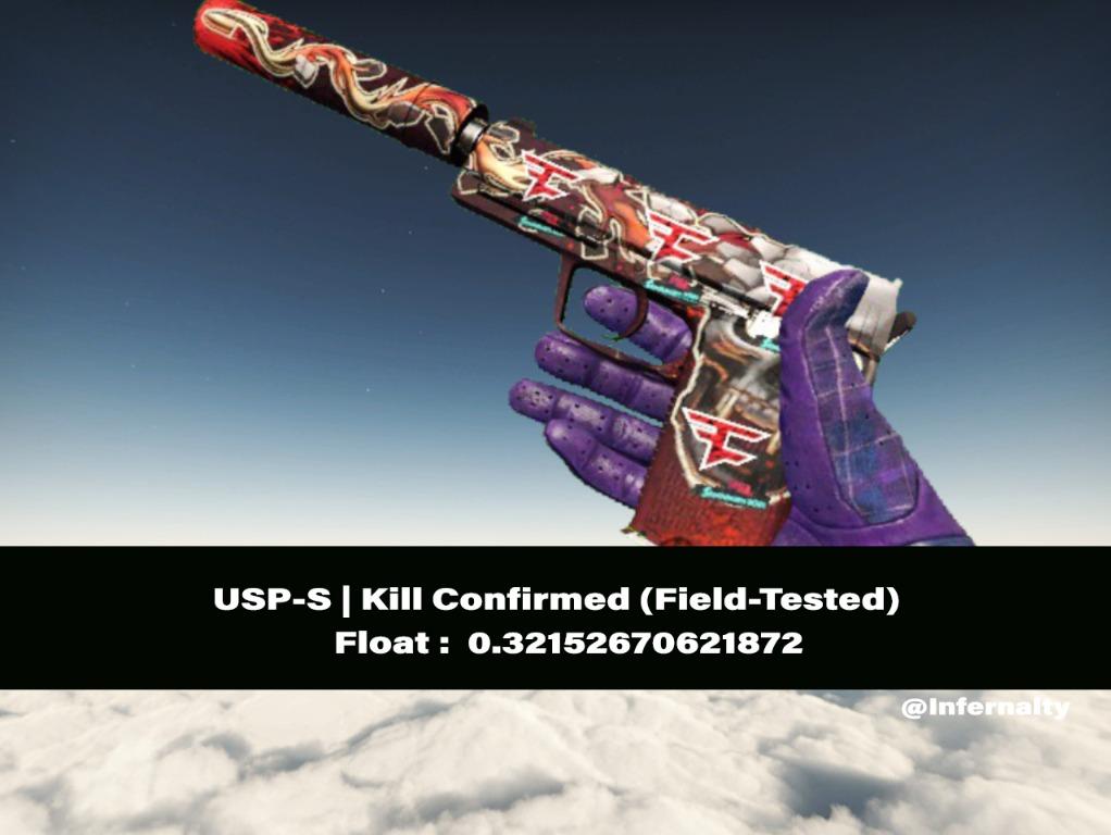 USP-S Kill Confirmed FT CSGO SKINS KNIVES, Video Gaming, Gaming ...