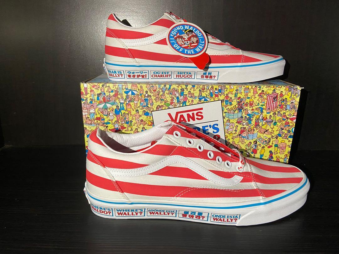 Vans Wheres Waldo, Men's Fashion, Footwear, Sneakers on Carousell