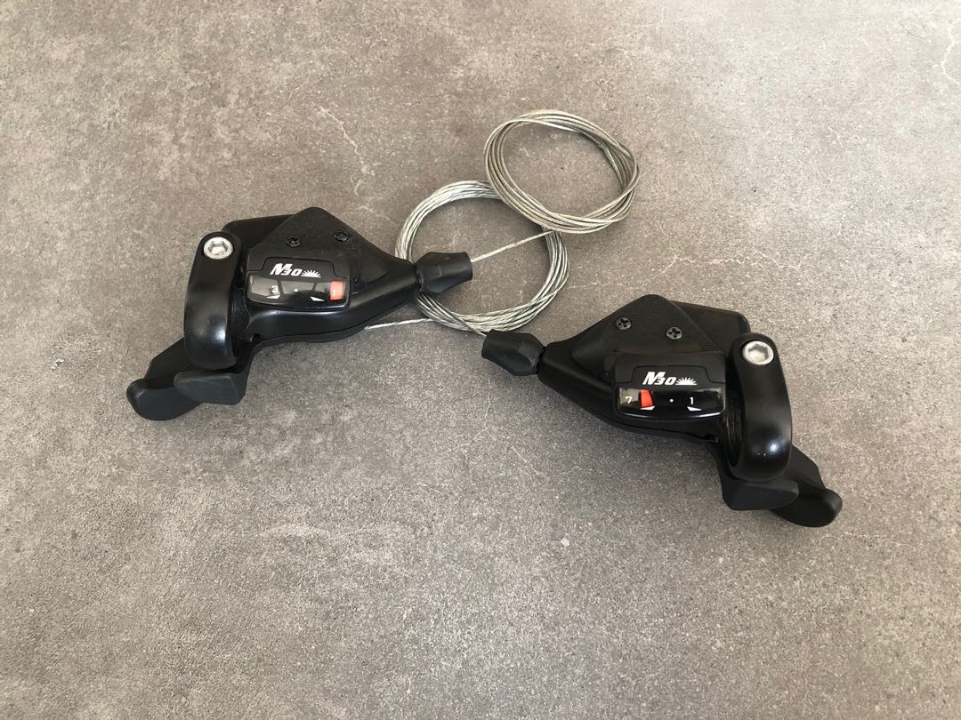 Vintage Retro Sunrace 7 21 Speed Shifter Mtb Mountain Bike Gravel Steel ...