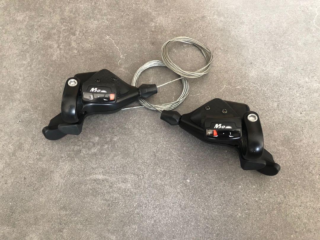 Vintage Retro Sunrace 7 21 Speed Shifter Mtb Mountain Bike Gravel Steel ...