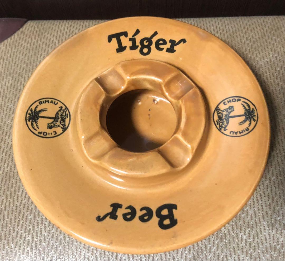 Vintage Tiger Beer Porcelain Ashtray 2, Hobbies & Toys, Memorabilia ...