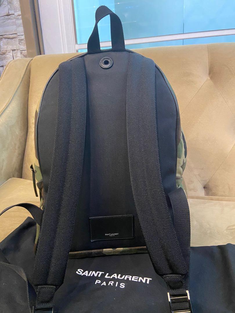 YSL City Camouflage Backpack, Luxury, Bags & Wallets on Carousell