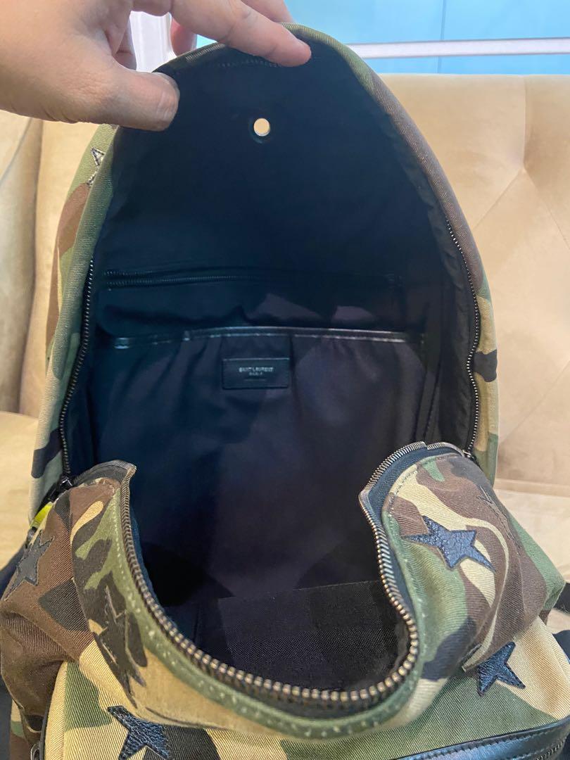 YSL City Camouflage Backpack, Luxury, Bags & Wallets on Carousell