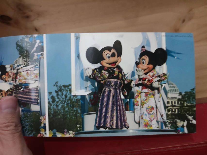 1983 Tokyo Disneyland Mickey Mouse 55th Happy Birthday Post Cards ...