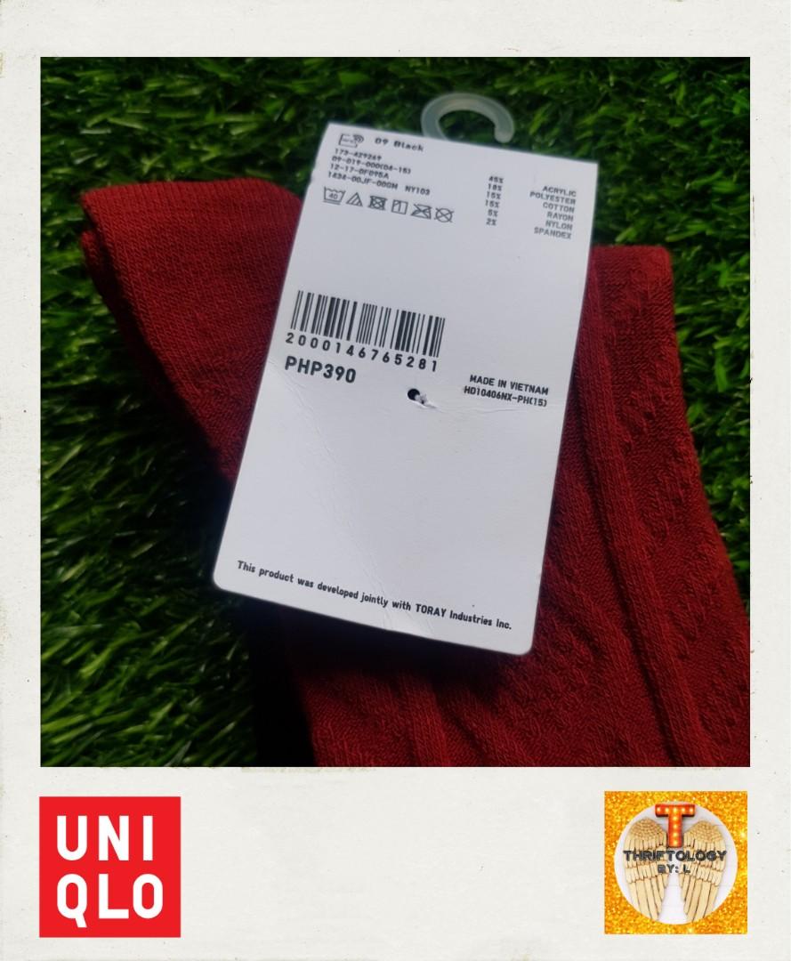 2 Pairs Heat Tech Knee High Socks [ Girls 19-20 cm ], Babies & Kids ...