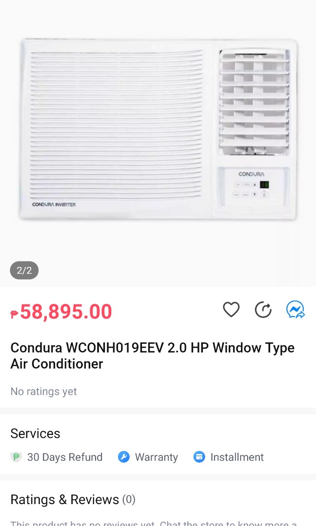 2hp condura inverter, TV & Home Appliances, Air Conditioning and ...