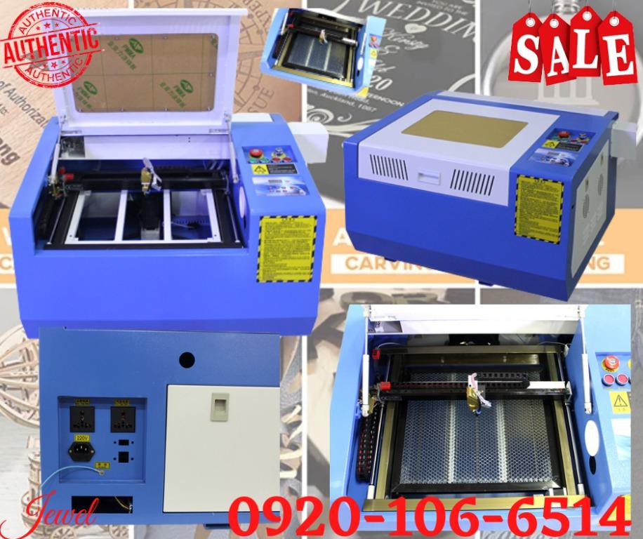 40W CO2 Laser Printer Engraving Laser Cutter with USB PORT, Everything ...