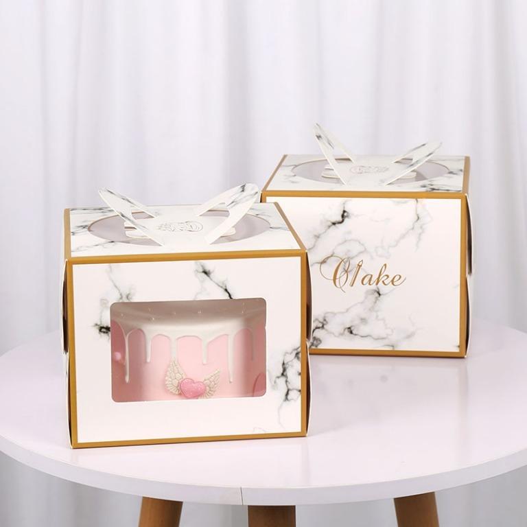 8 Inch Cake Box Birthday Cake Box Party Box Cake Box with Handle ...