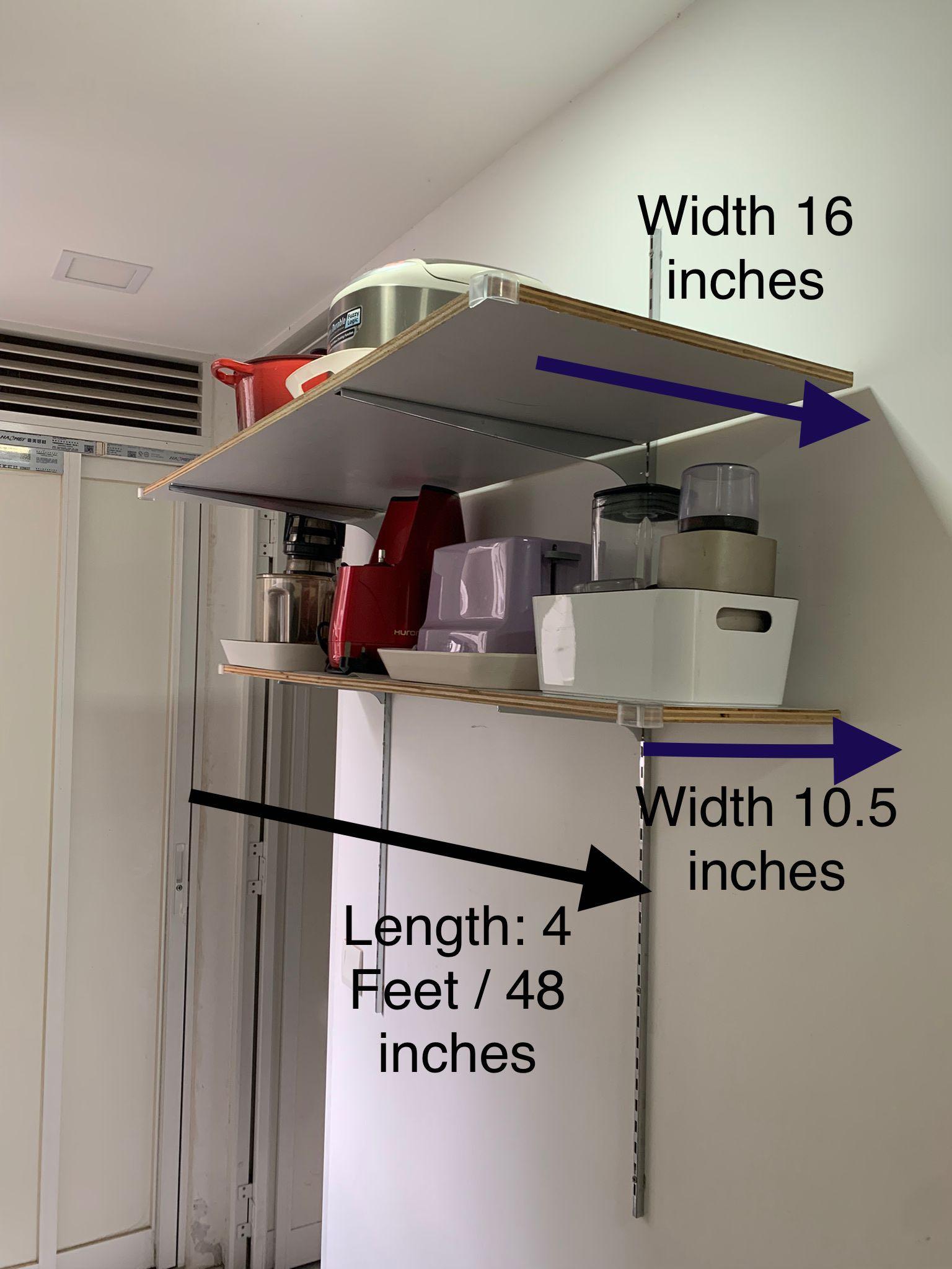 Adjustable Wall Mounted Racks, Furniture & Home Living, Furniture ...