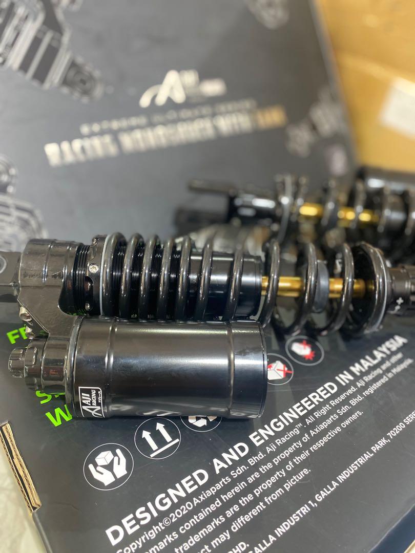 AJI RACING MONOSHOCK WITH TANK AEROX/NMAX, Motorcycles, Motorcycle ...