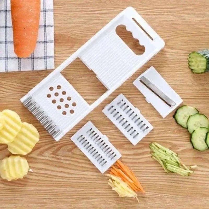 Alat Parut dengan 4Jenis Mata Pisau Parutan Multifungsi, Kitchen ...