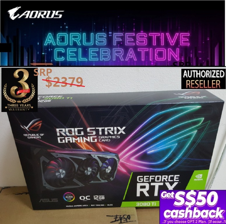 ASUS ROG Strix RTX 3080 Ti OC Edition 12GB GDDR6X_GeForce[ROG-STRIX ...