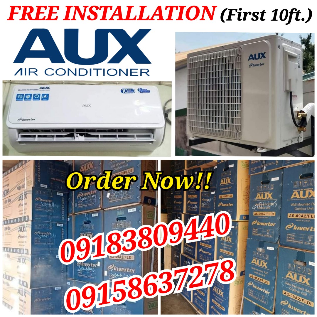AUX Split Type Inverter Aircon, TV & Home Appliances, Air Conditioning ...