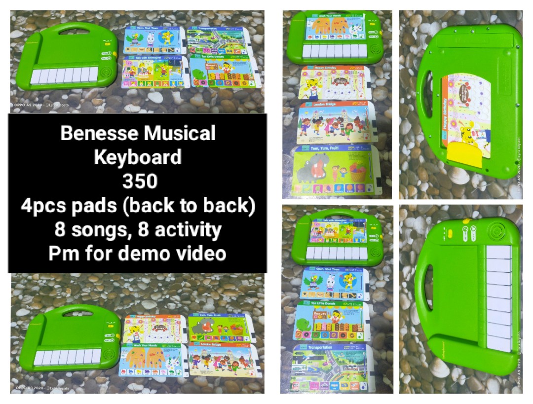 Benesse Musical Keyboard, Hobbies & Toys, Toys & Games on Carousell