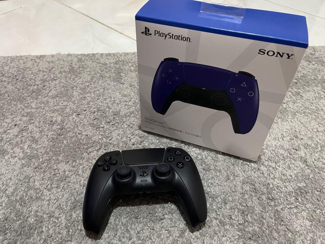 Black PS5 DualSense Controller, Video Gaming, Gaming Accessories ...