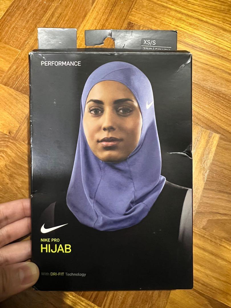 Blue Nike Pro Hijab, Women's Fashion, Muslimah Fashion, Hijabs on Carousell