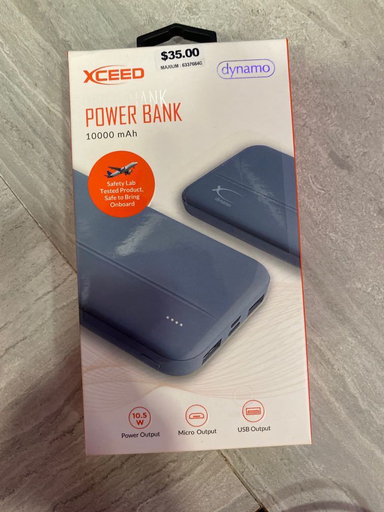 BN Xceed 10000mAh Power bank, Mobile Phones & Gadgets, Mobile & Gadget ...