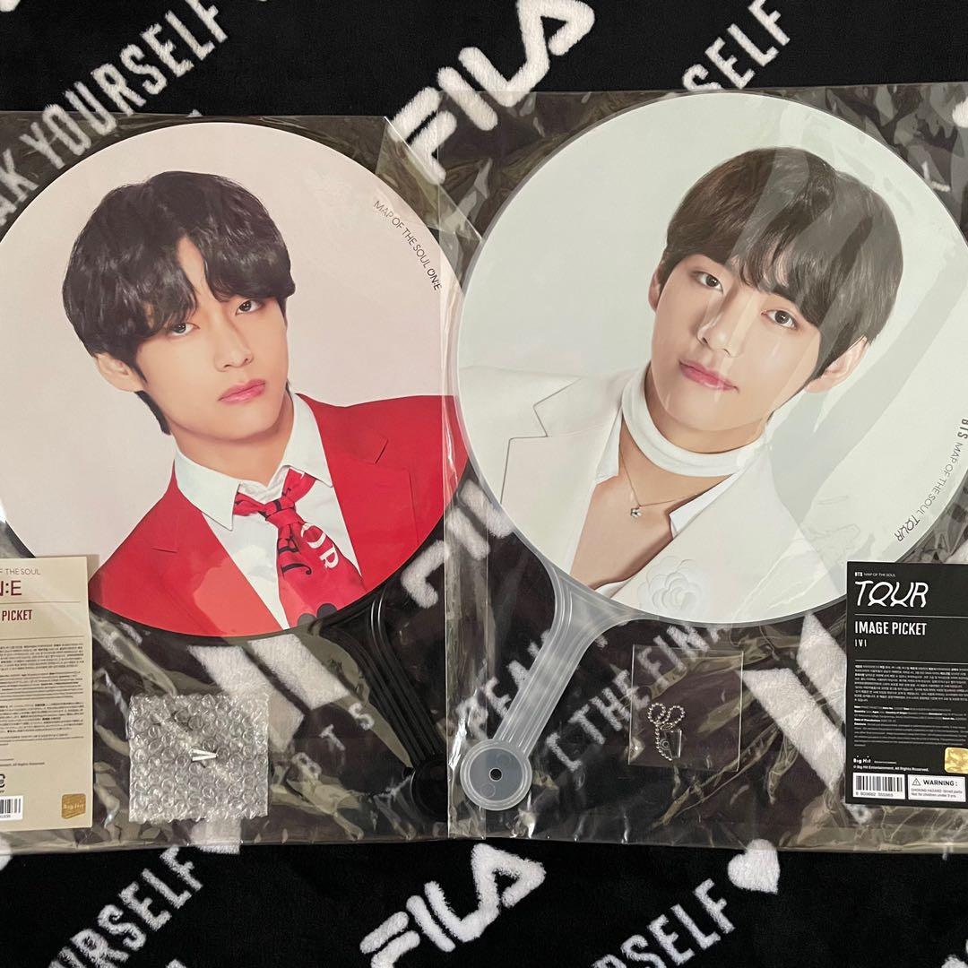 BTS MOTS TOUR MERCH PICKET - V TAEHYUNG, Hobbies & Toys, Memorabilia ...