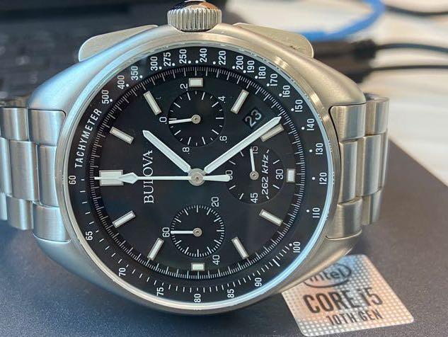 Bulova Apollo 15 mega quartz, Luxury, Watches on Carousell