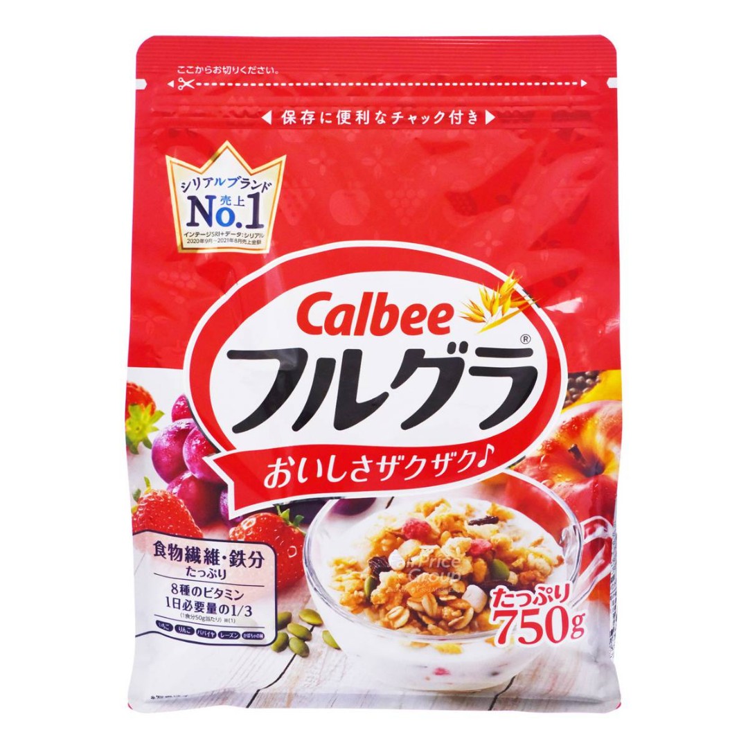 Calbee Frugra Fruit Granola / 25% Reduced Sugar Special Breakfast ...