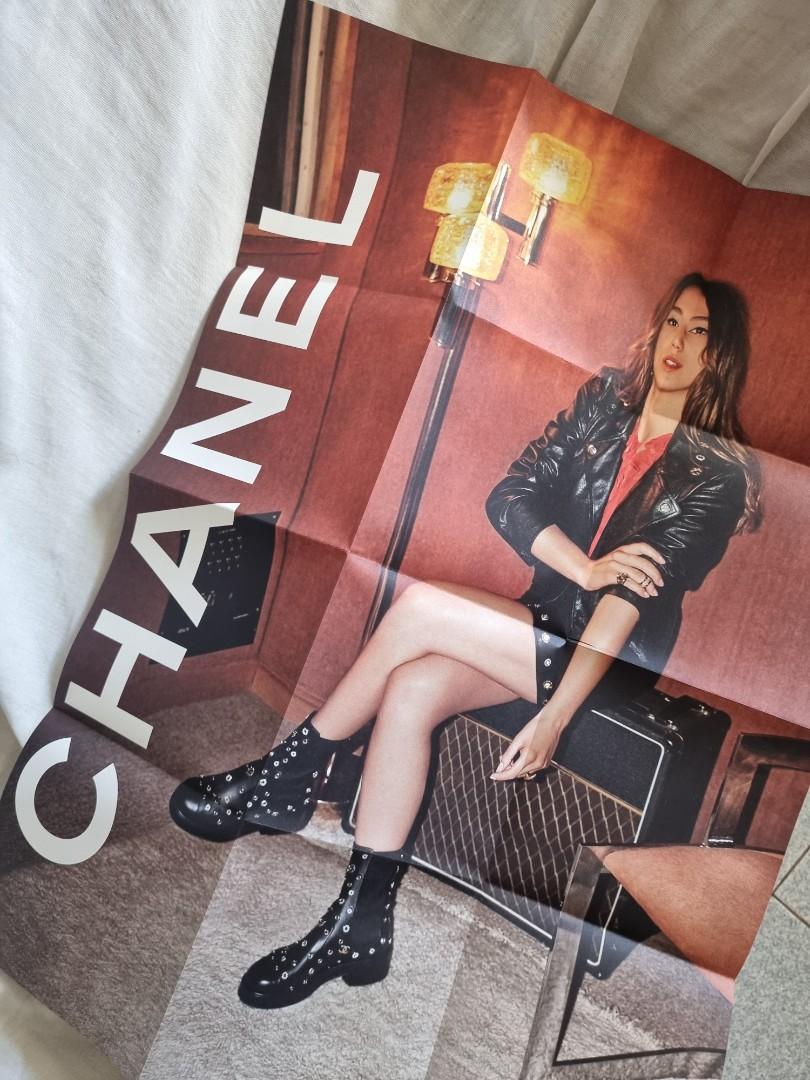 CHANEL LARGE POSTER, Hobbies & Toys, Memorabilia & Collectibles, Fan ...