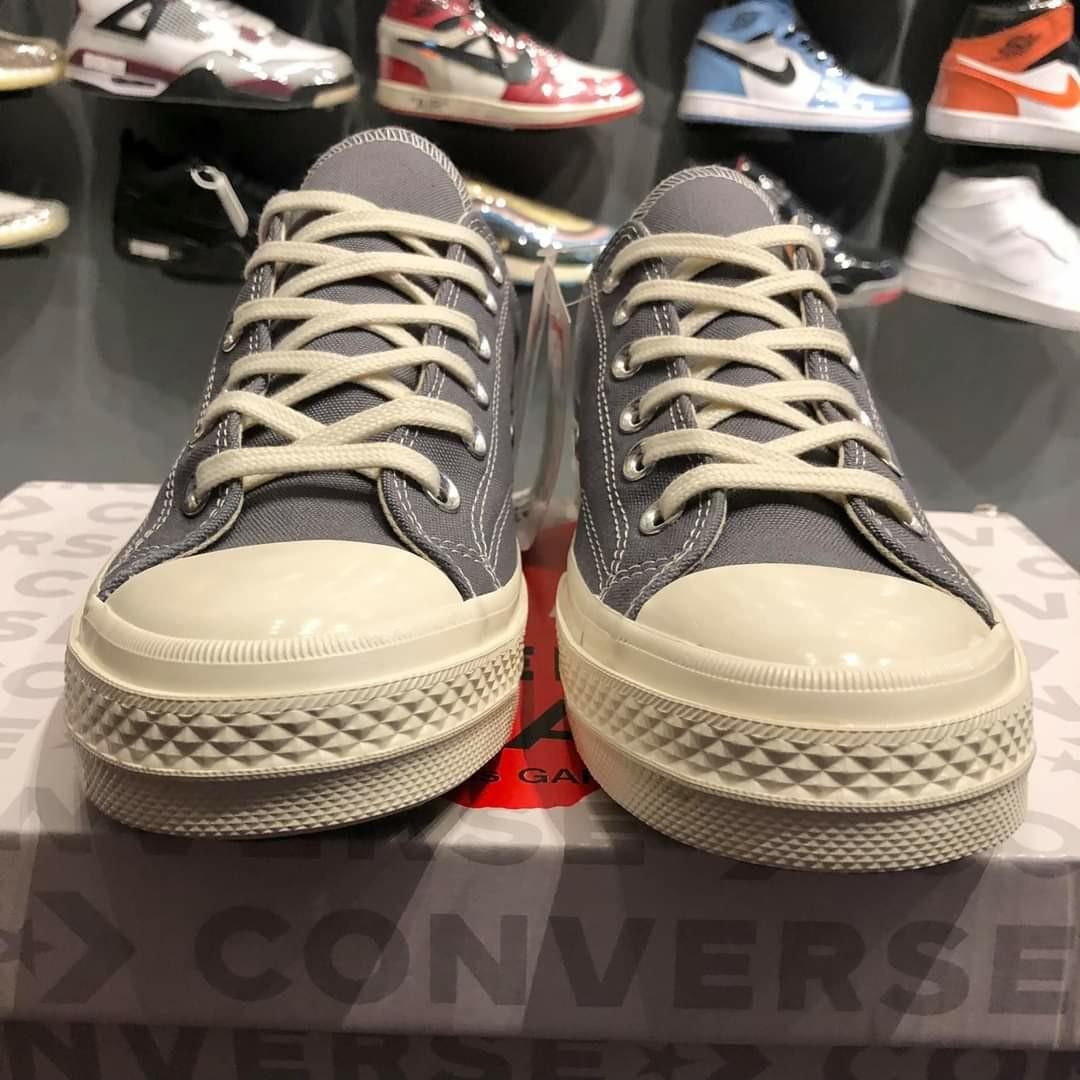 Converse low CDG steel gray, Women's Fashion, Footwear, Sneakers on ...