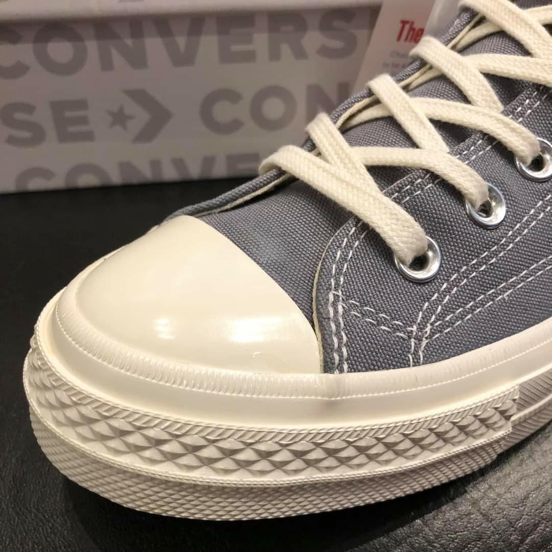 Converse low CDG steel gray, Women's Fashion, Footwear, Sneakers on ...