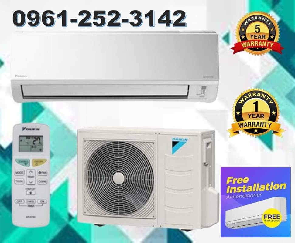 Daikin Smart Inverter Split Type With Free Installation, TV & Home ...