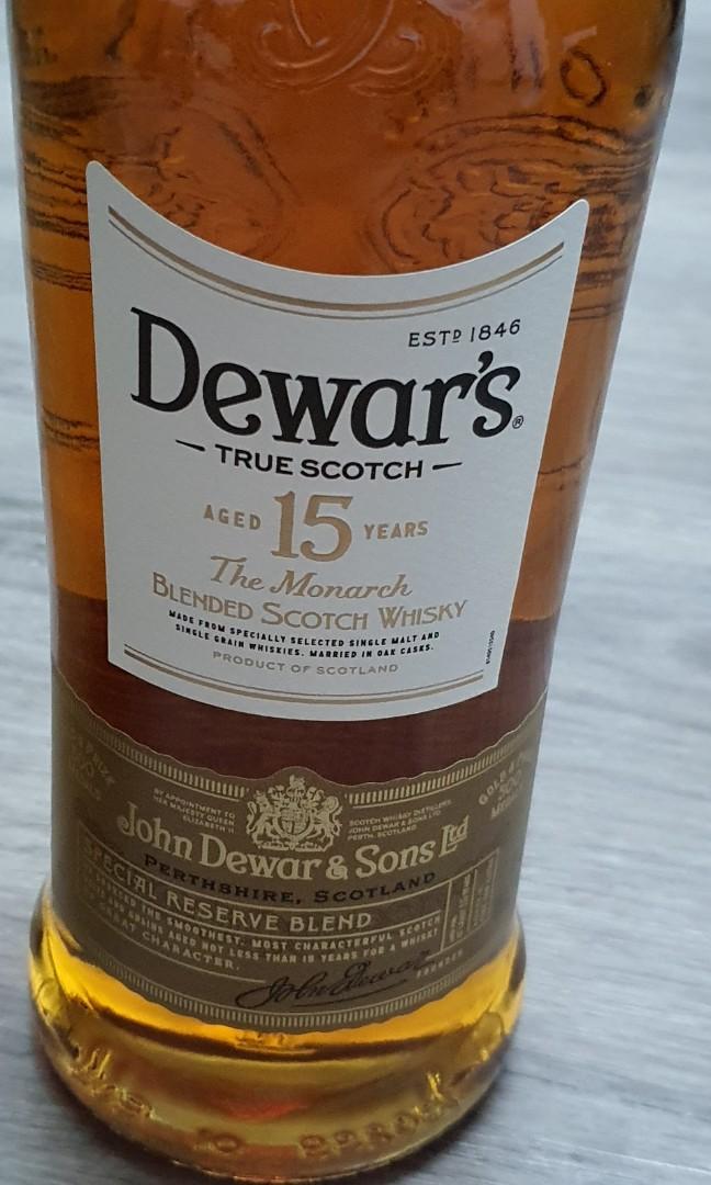 Dewar's | 15 Years | Liquor, Food & Drinks, Alcoholic Beverages on ...