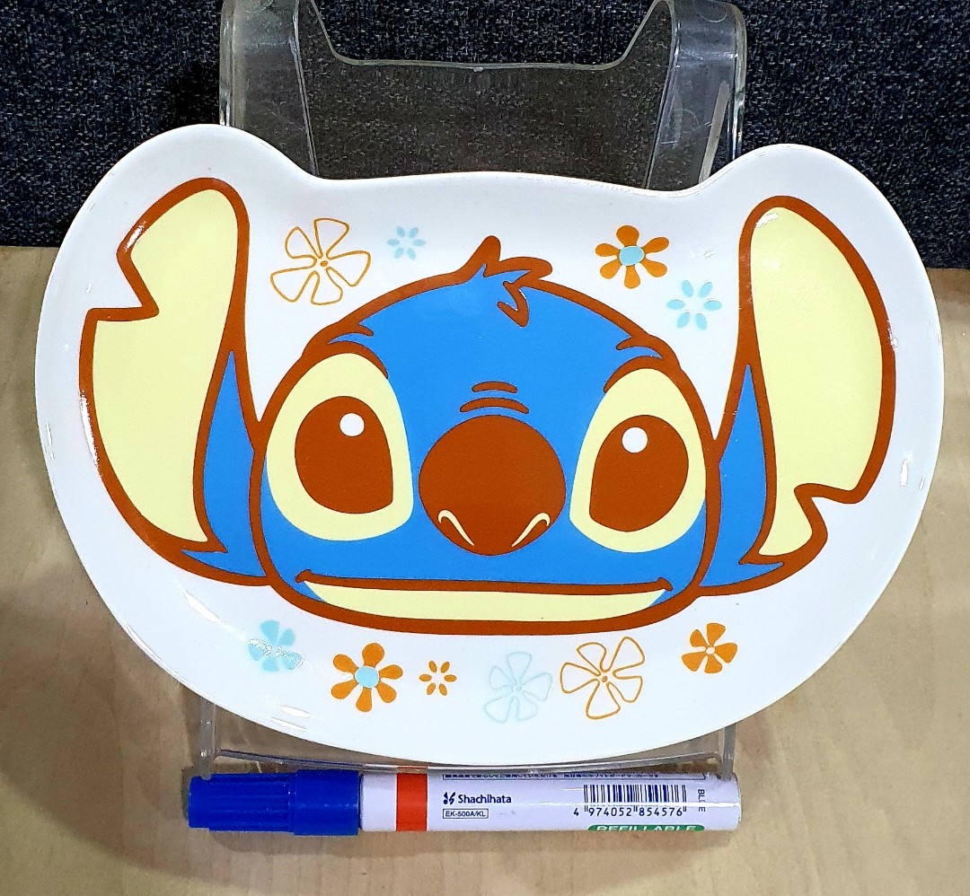 Disney Stitch plate, Furniture & Home Living, Kitchenware & Tableware ...