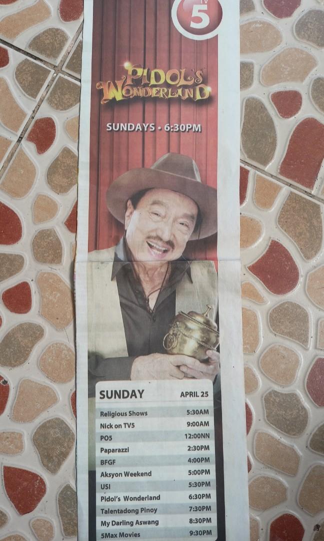 DOLPHY NEWSPAPER CLIP FROM 2010 | LAST TV SHOW OF DOLPHY | PIDOL'S ...