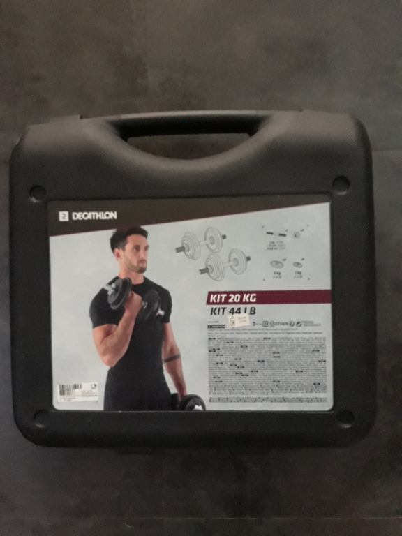 Domyos 20 Kg Dumbbell Sets, Sports Equipment, Exercise & Fitness ...