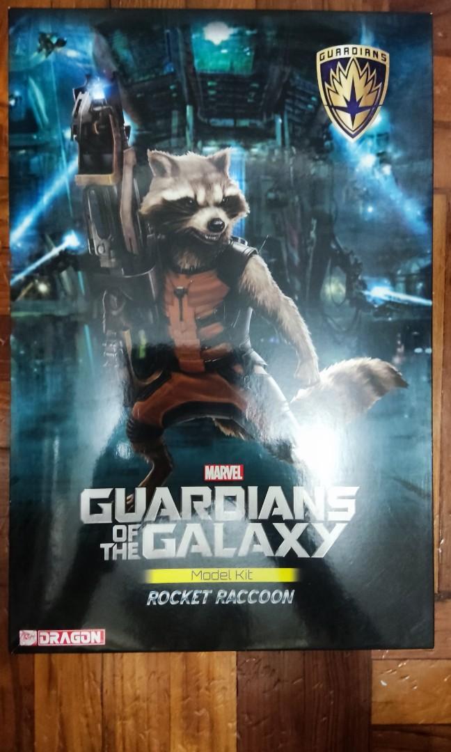 Dragon Marvel Guardians of the Galaxy Rocket raccoon 模型 1/9 Model Kit ...