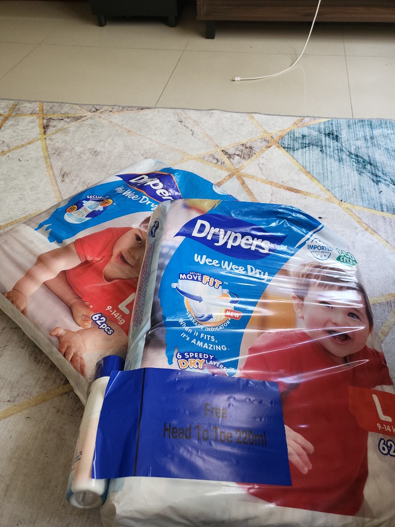 Drypers, Babies & Kids, Bathing & Changing, Diapers & Baby Wipes on ...