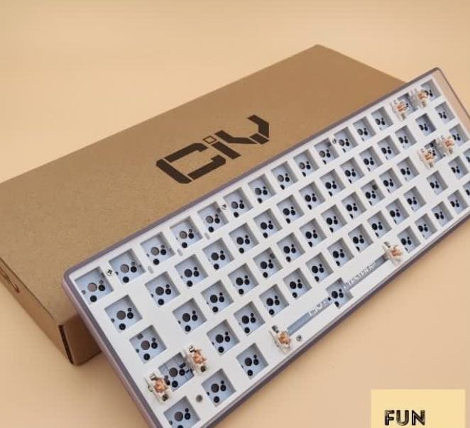 Tes68/GK68 dual mode kit in Transparent Purple, Computers & Tech, Parts ...