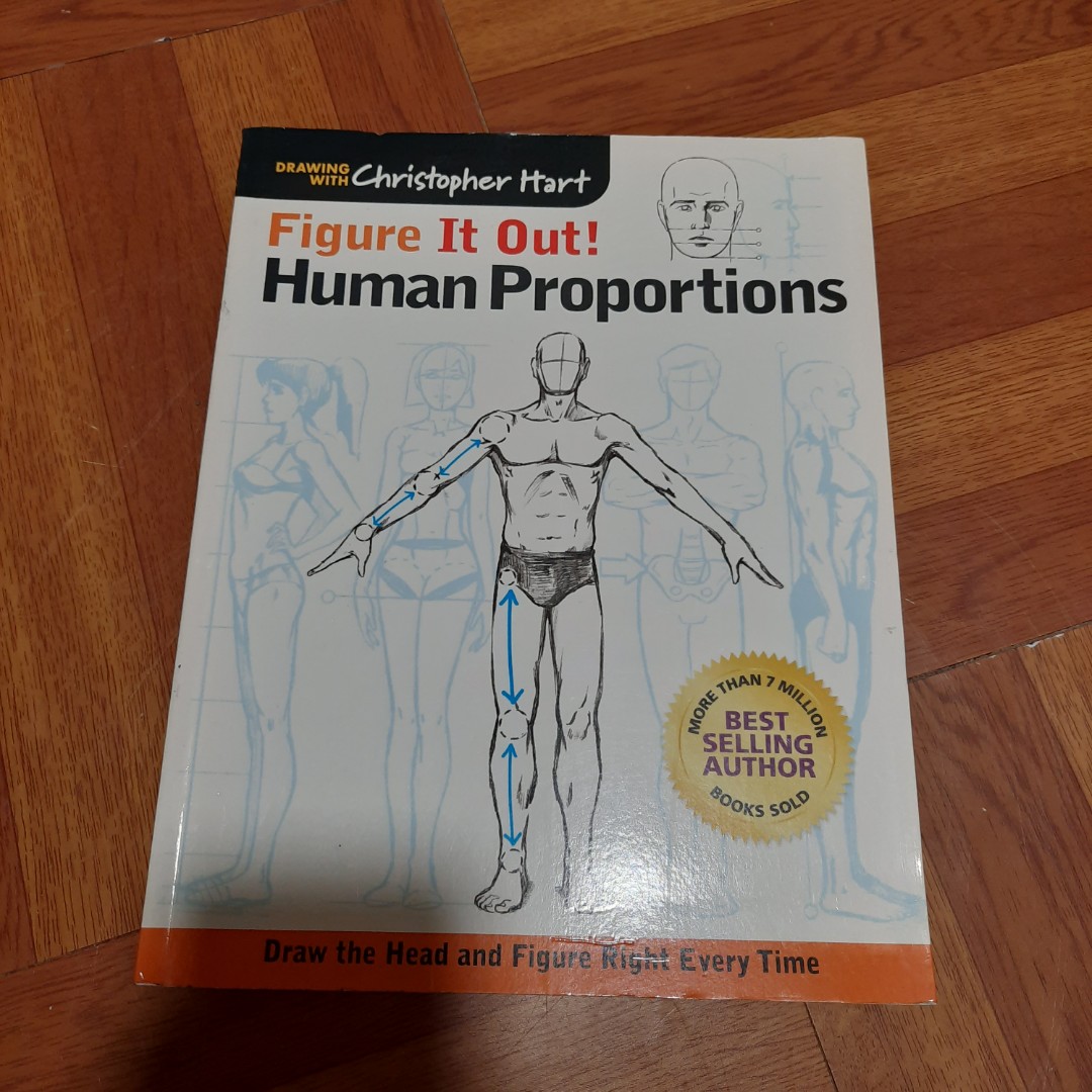 Figure it out! Human proportions by Christopher Hart, Hobbies & Toys ...