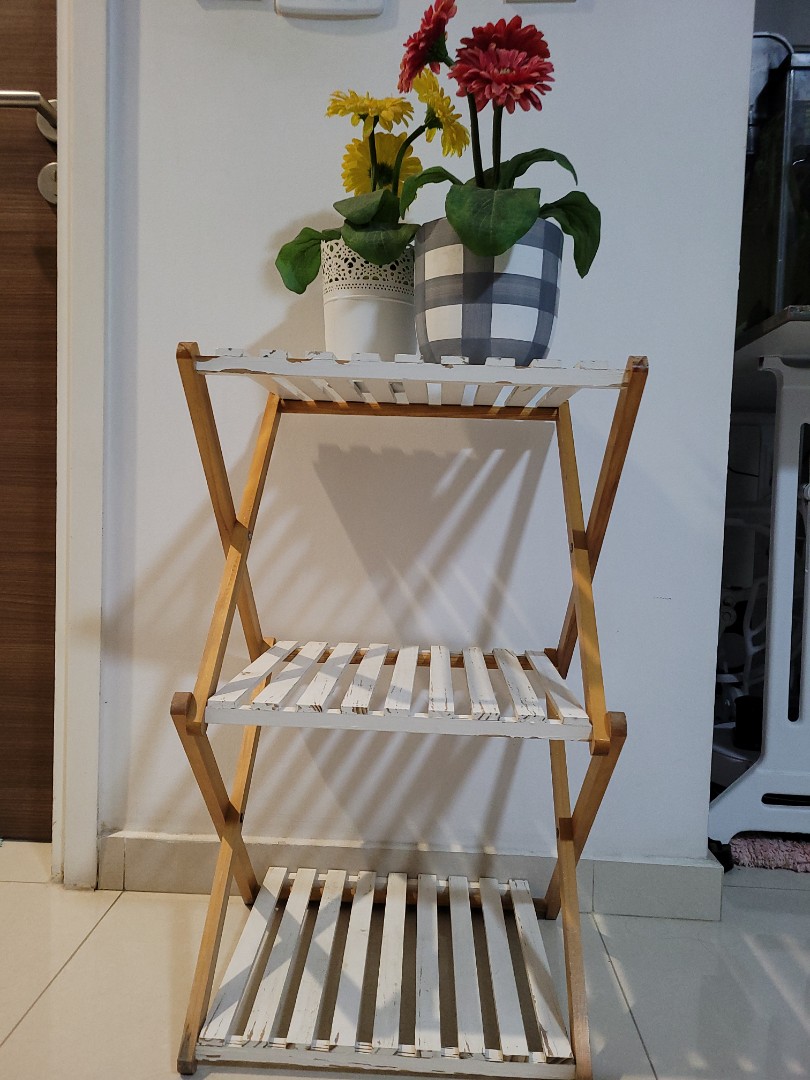 Foldable Wooden shelf, Furniture & Home Living, Furniture, Shelves ...