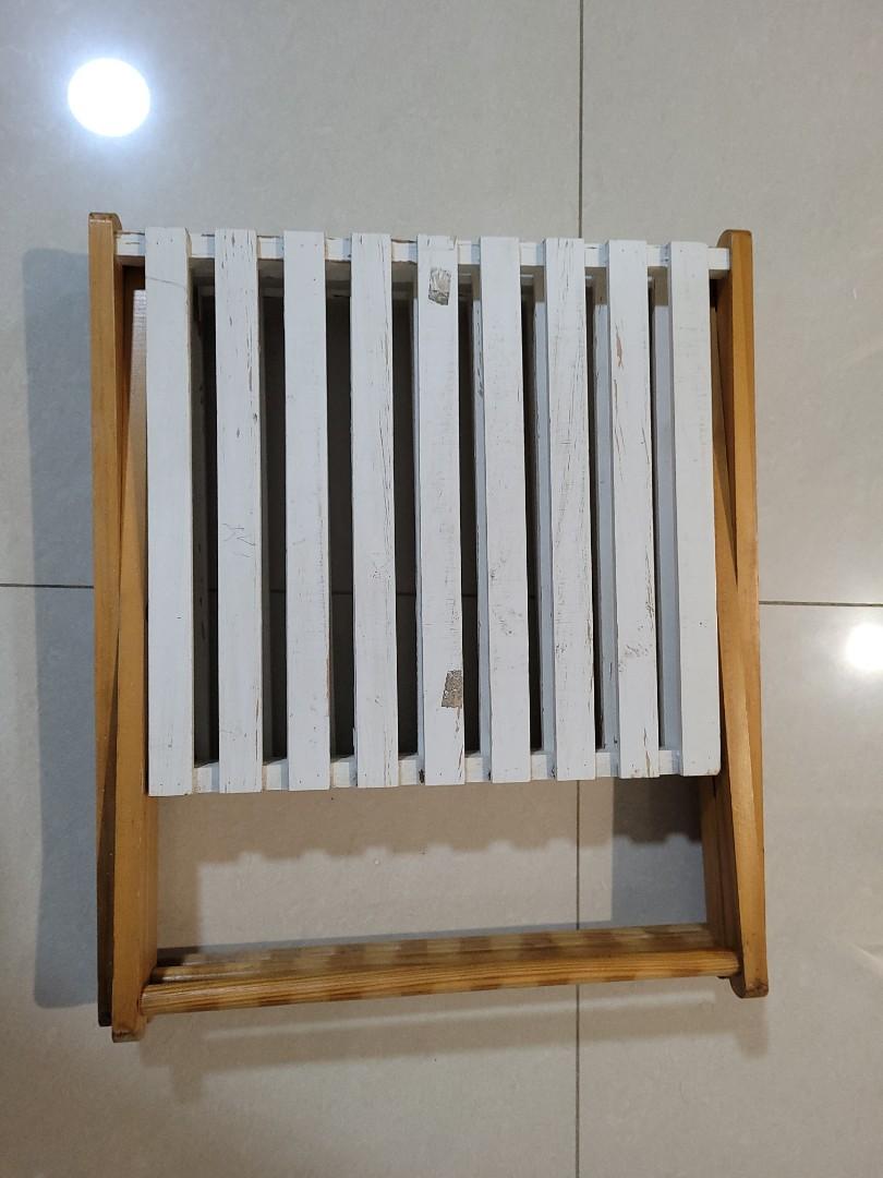 Foldable Wooden shelf, Furniture & Home Living, Furniture, Shelves ...