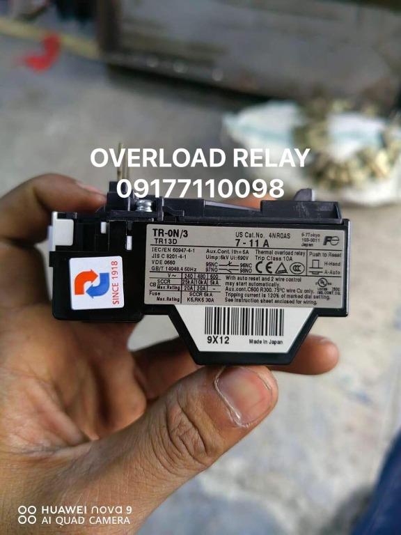 Fuji Overload Relay, Commercial & Industrial, Construction Tools ...