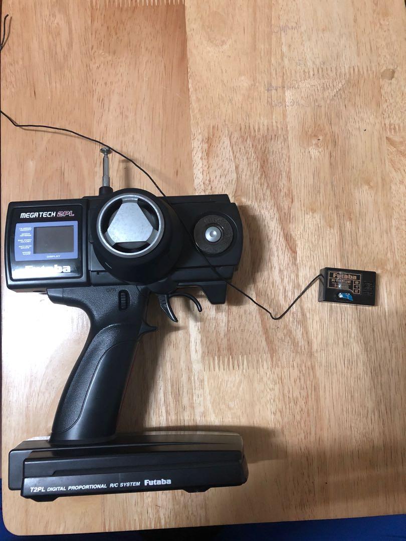 Futaba T2PL transmitter and R142JE 2channel receiver with 27mhz AM ...