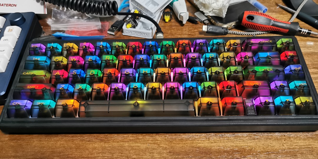 CIY GAS67 Gasket Mounted 65% Mechanical Keyboard Kit, Computers & Tech ...