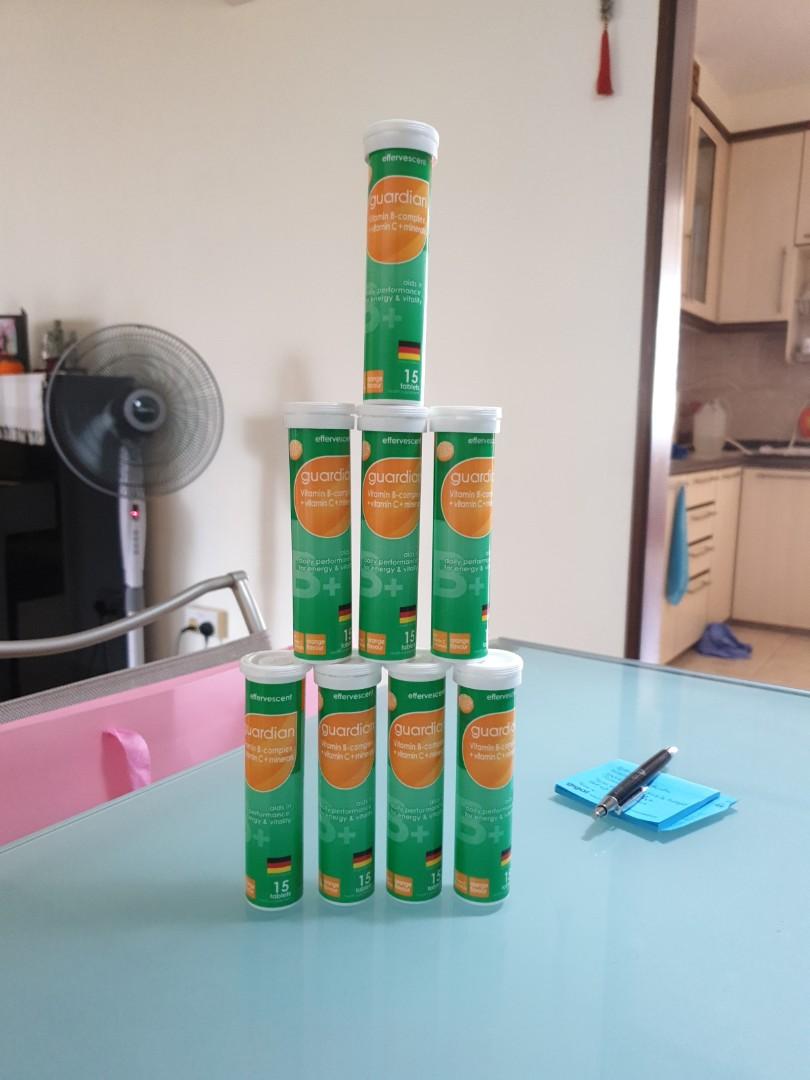 Guardian Vitamin C effervescent, Health & Nutrition, Health Supplements ...